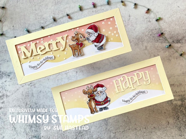 Santa's Magic Clear Stamps | Whimsy Stamps