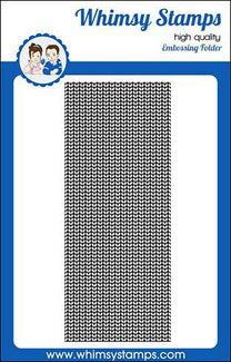 Slimline Embossing Folder - Sweater | Whimsy Stamps