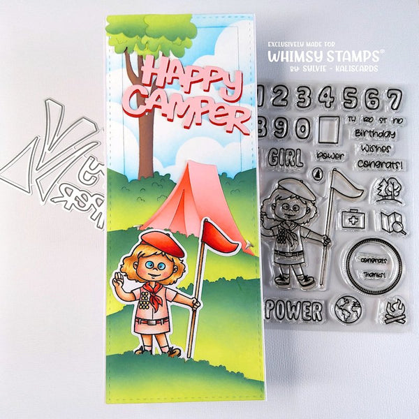 Happy Camper Die Set | Whimsy Stamps