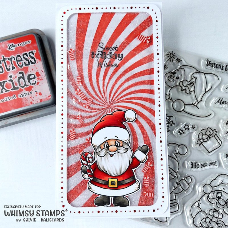 Santa and Friends Clear Stamps– Whimsy Stamps