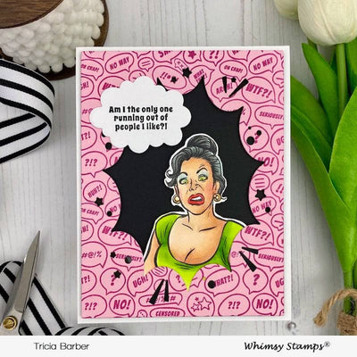 Meme People Clear Stamps– Whimsy Stamps
