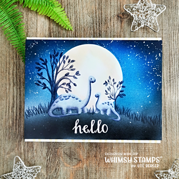 Roar My Baby Saur Die Set | Whimsy Stamps