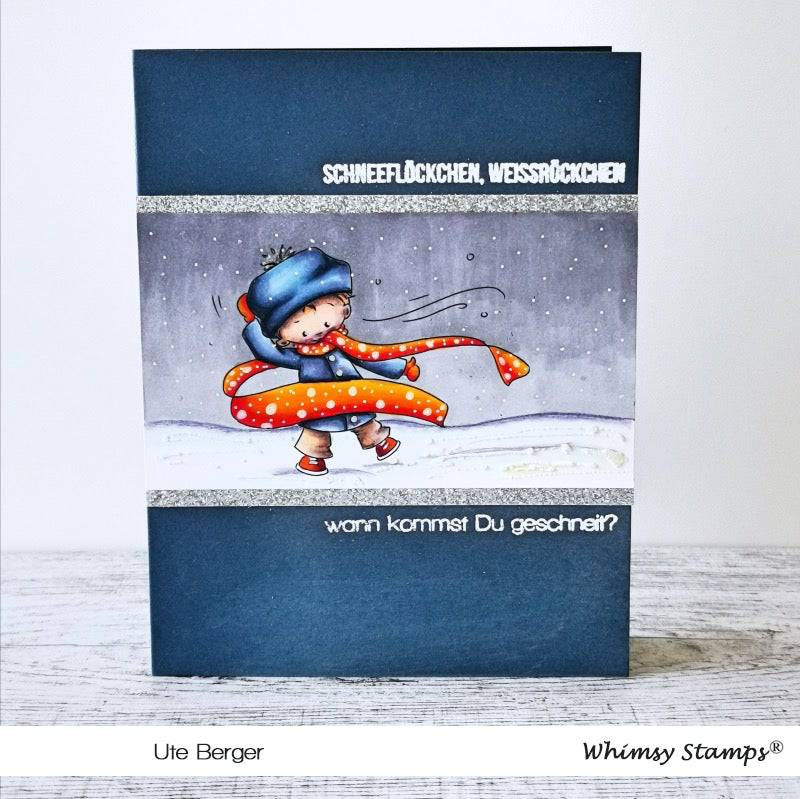 A Blustery Day - Digital Stamp | Whimsy Stamps