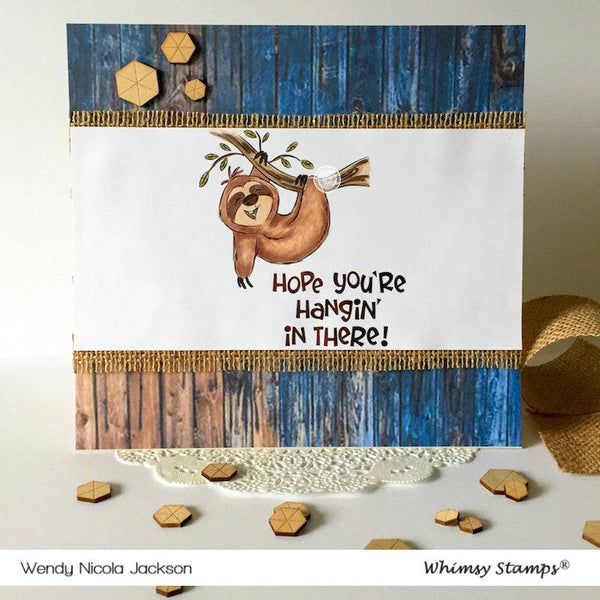 Sloth - Digital Stamp | Whimsy Stamps