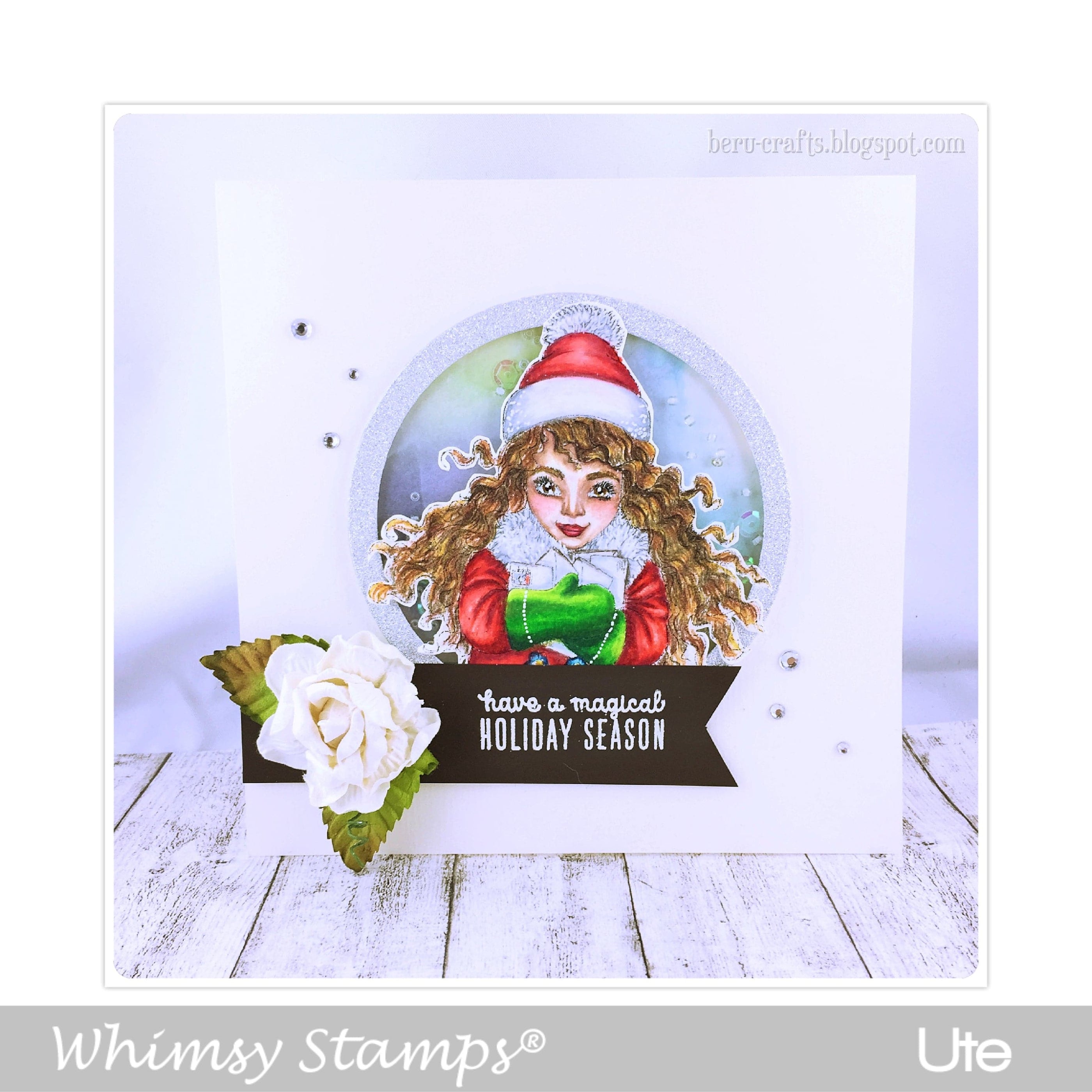 Pretty Girl Happy Mail - Digital Stamp– Whimsy Stamps