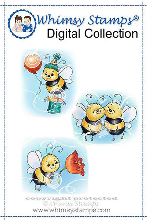 Bee Happy - Digital Stamp– Whimsy Stamps