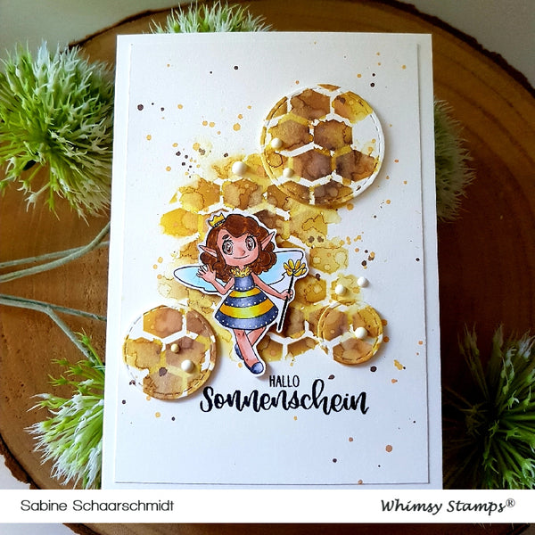 Bumblebee Fairy - Digital Stamp | Whimsy Stamps