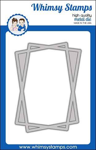 Connected Rectangle Frame Die | Whimsy Stamps