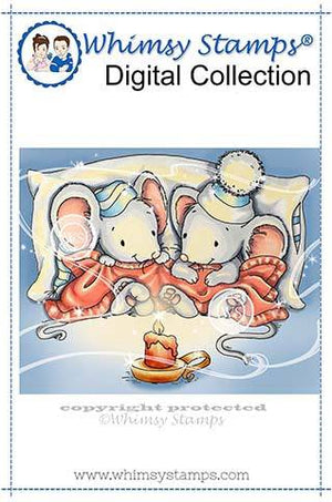 Cuddle Mice - Digital Stamp– Whimsy Stamps