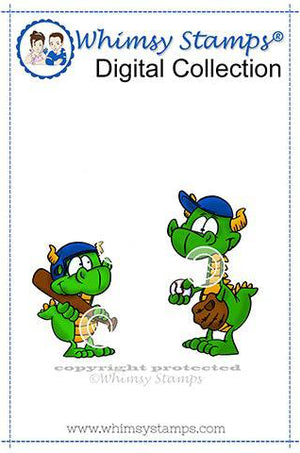 Dragon Play Ball - Digital Stamp– Whimsy Stamps