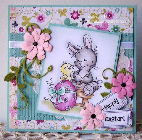 Easter Bunny - Digital Stamp | Whimsy Stamps