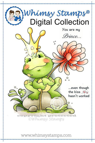 Frog Prince - Digital Stamp– Whimsy Stamps