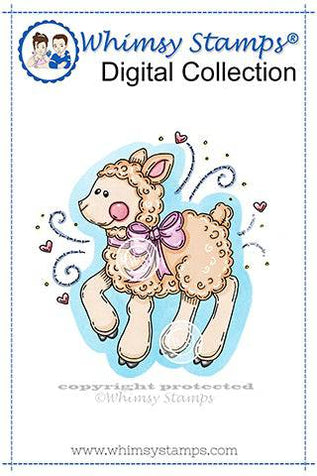 Litttle Lamb - Digital Stamp– Whimsy Stamps
