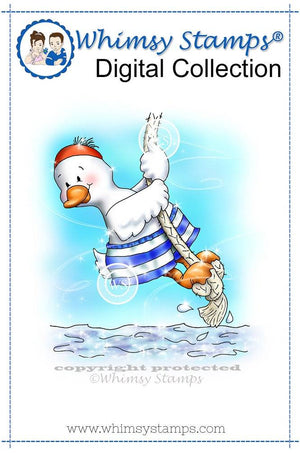 Make a Splash Duck - Digital Stamp– Whimsy Stamps