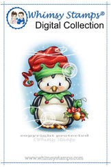 Penguin Elf - Digital Stamp | Whimsy Stamps
