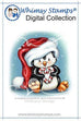 Penguin Christmas Sweetheart - Digital Stamp – Whimsy Stamps