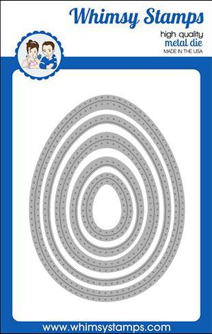 Nested Pierced Egg Die Set– Whimsy Stamps