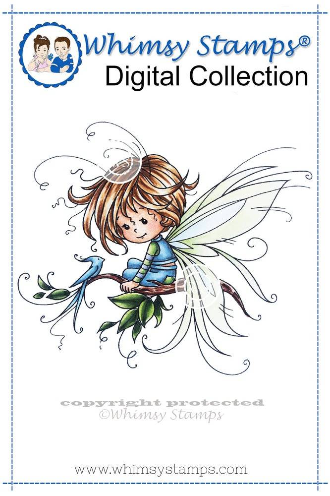 Pixie - Digital Stamp– Whimsy Stamps