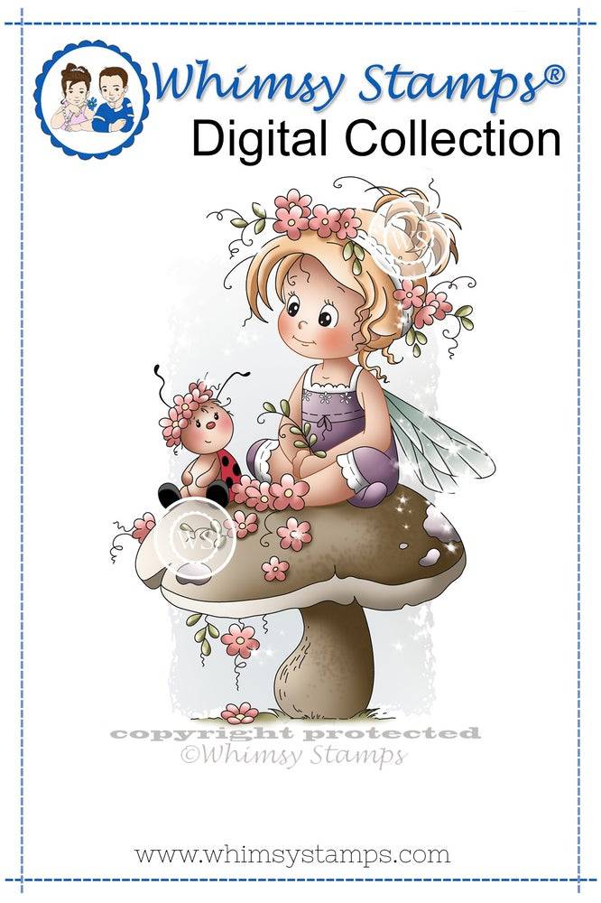 Poppy - Digital Stamp– Whimsy Stamps