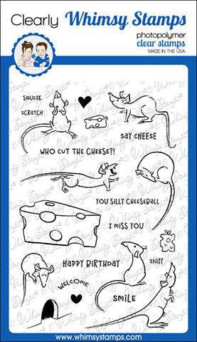 Say Cheese Clear Stamps– Whimsy Stamps