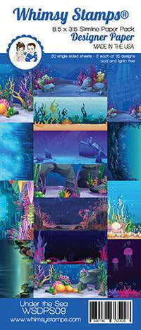 Slimline Paper Pack - Under the Sea– Whimsy Stamps