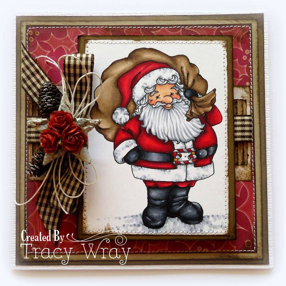 Classic Santa - digital stamp– Whimsy Stamps