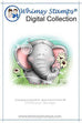 Well Rounded Elephant - Digital Stamp – Whimsy Stamps